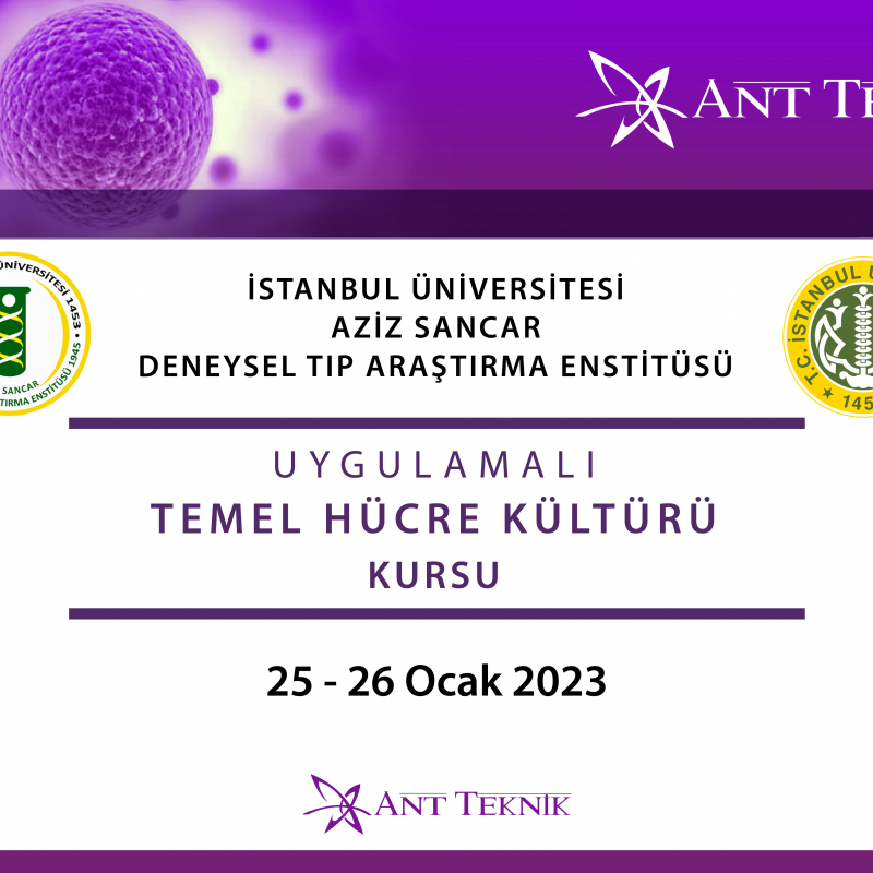 İÜ Hücre Kültürü Kursu | AntTeknik.com